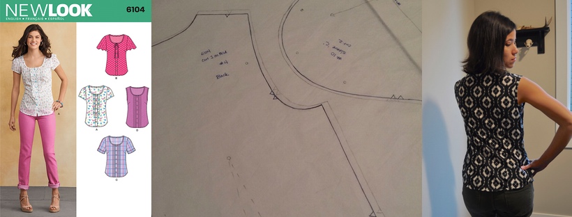 A New Look at New Look 6104 – The Fabric Alchemist