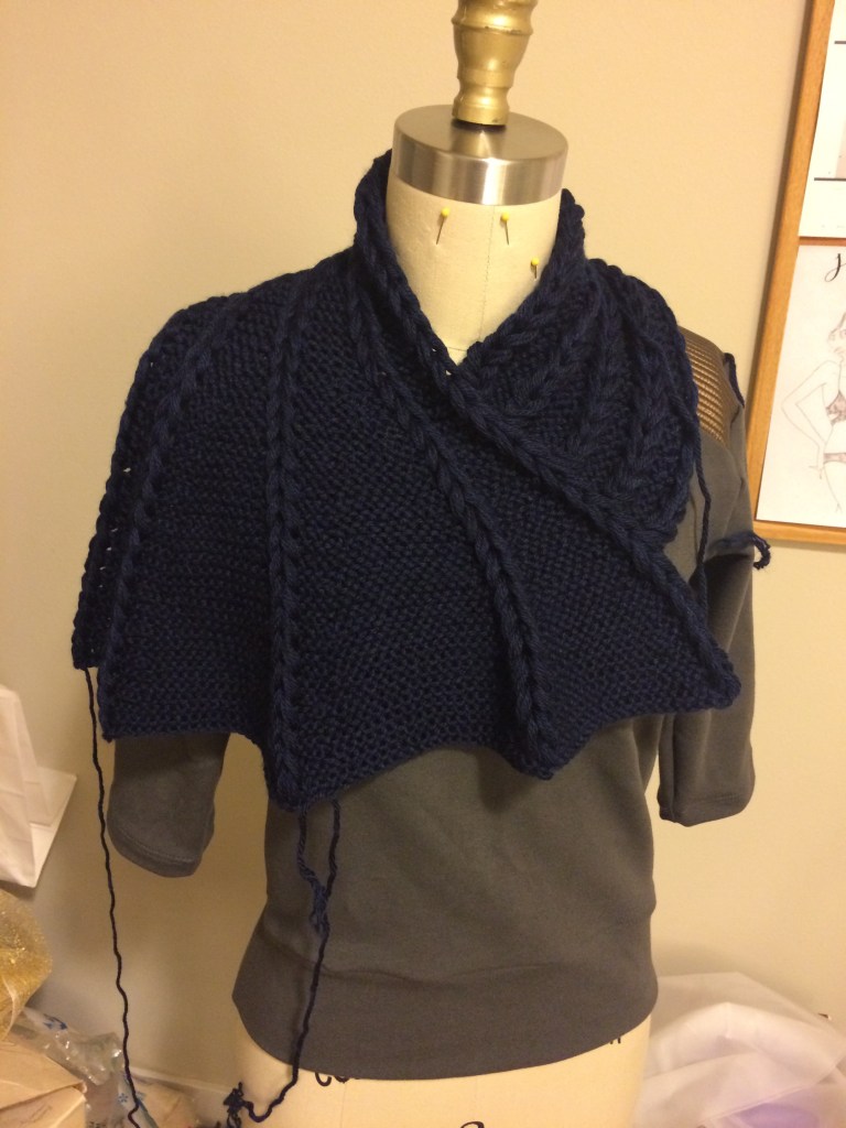 Knitted Dragon Wing Cowl – The Fabric Alchemist