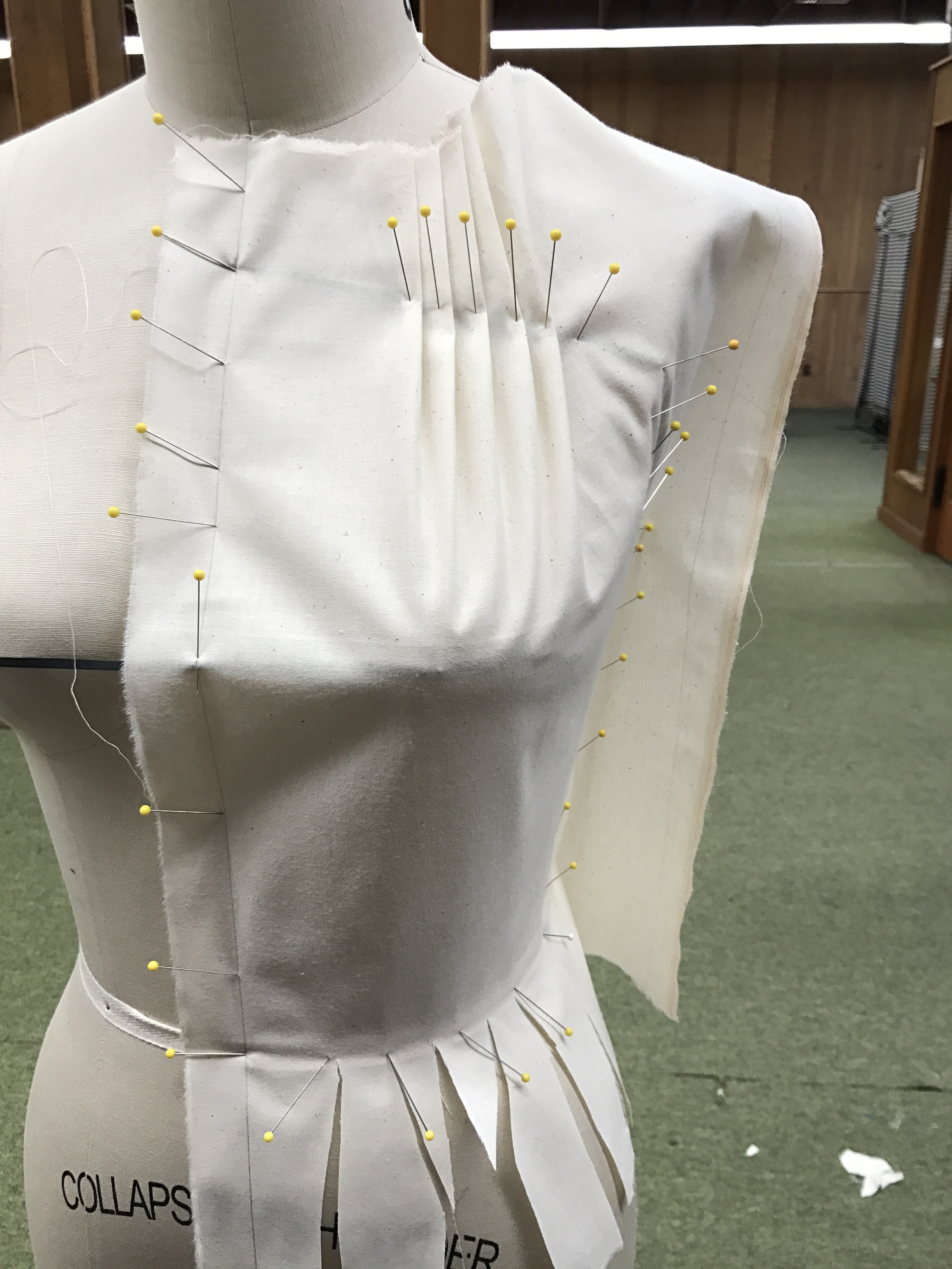 Draping at New York Fashion Academy (continued) – The Fabric Alchemist